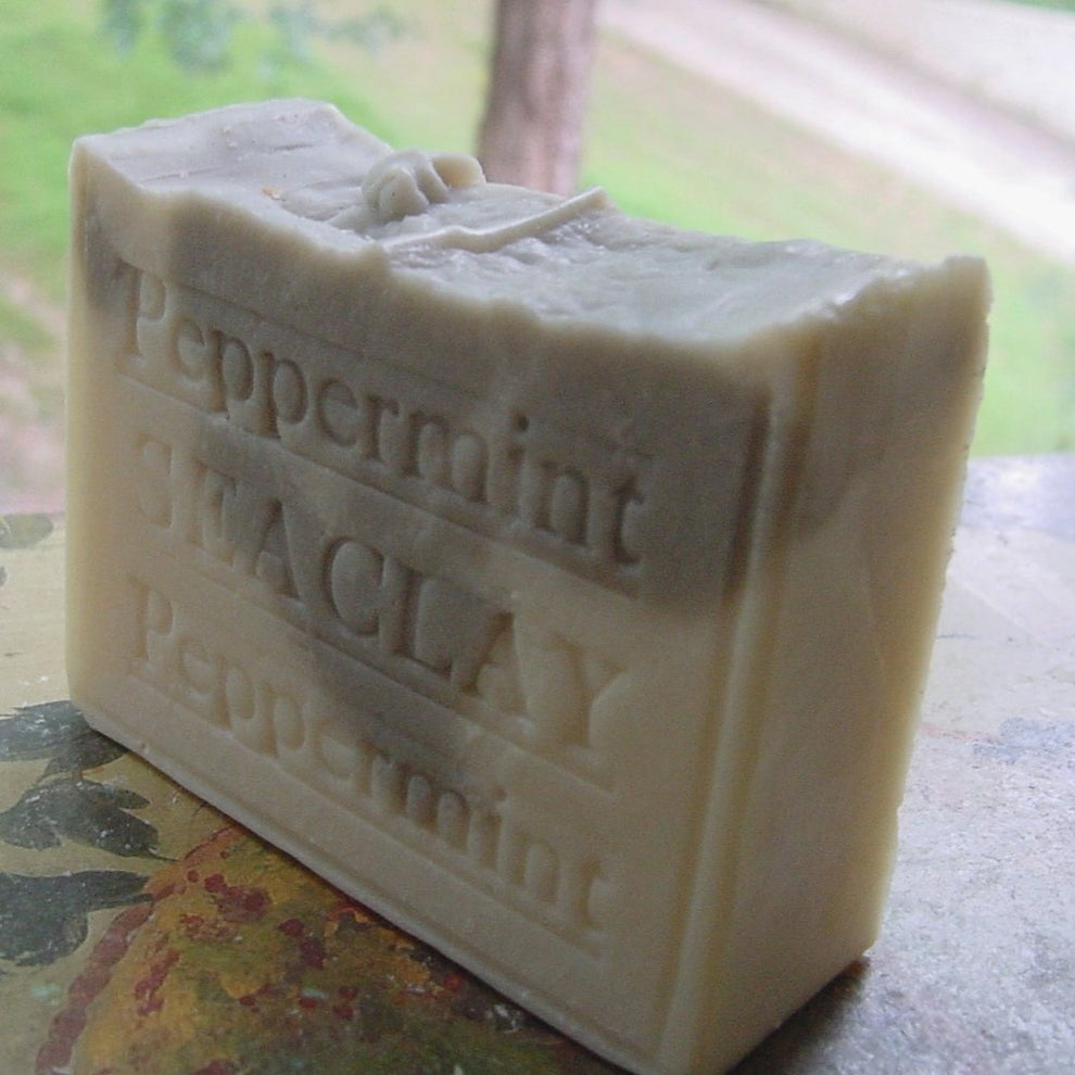 Peppermint Soap with Sea Clay All Natural – Grandmas All Natural Soap